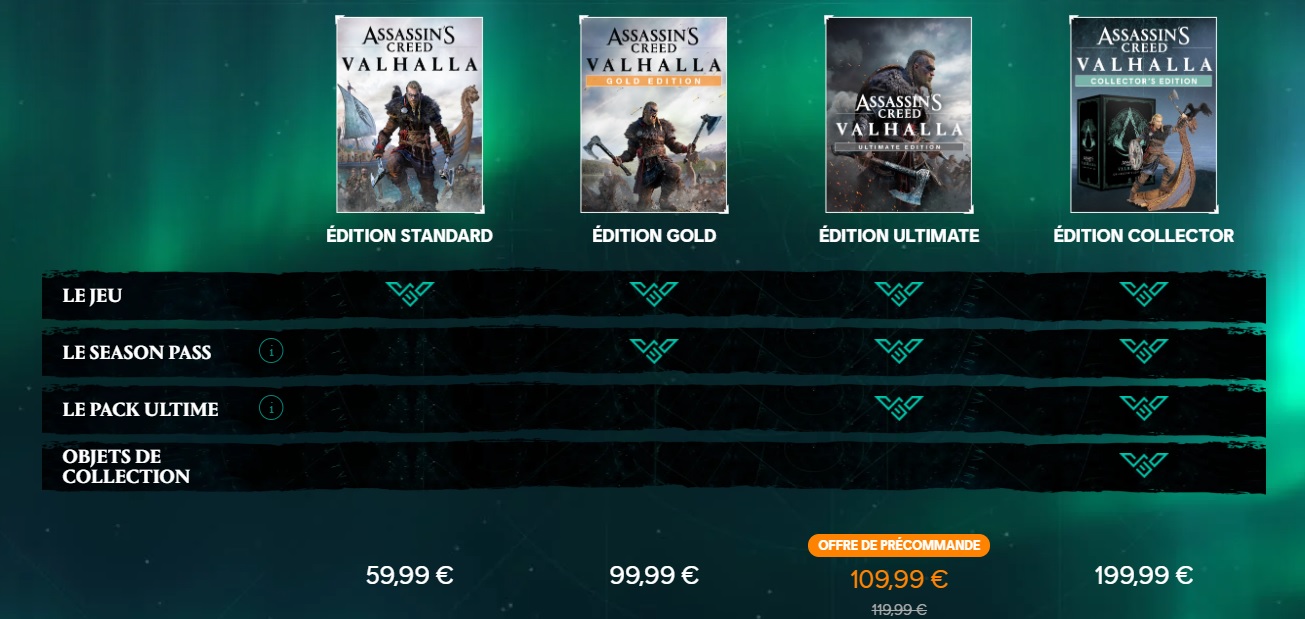 Ubisoft présente les différentes éditions pour Assassin's Creed ...